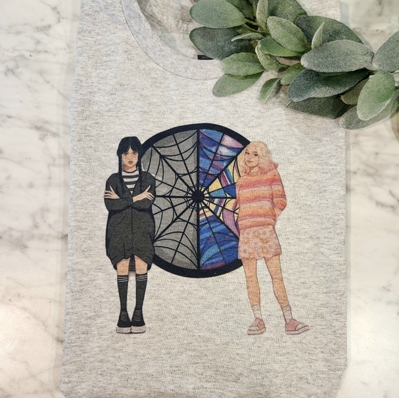 Gildan | Tops | Wednesday Addams Shirt Popular Enid Cute Sublimation ...